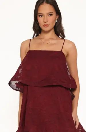 PETAL & PUP Nerissa Tiered Maxi Dress