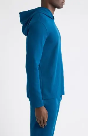BOSS Waffle Knit Hooded Lounge T-shirt