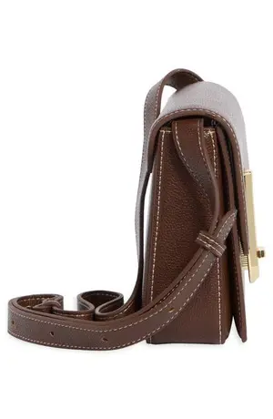 Jw Pei Evania Lock Pebbled Faux Leather Shoulder Bag
