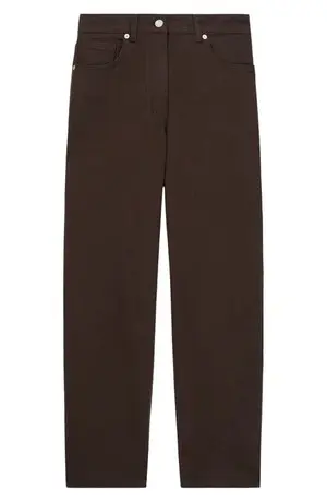 REISS Selin Mid Rise Straight Leg Jeans