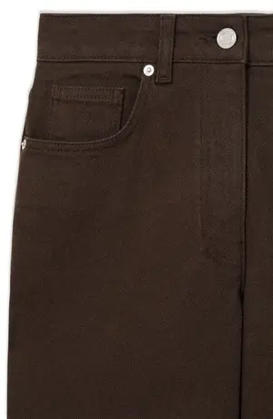 REISS Selin Mid Rise Straight Leg Jeans