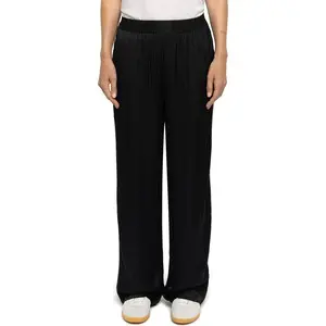 Zadig&Voltaire Pin Satin Wide Leg Pants - Black