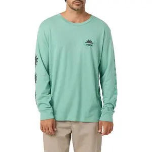 O'Neill El Calafate Long Sleeve Cotton Graphic T-shirt - Green