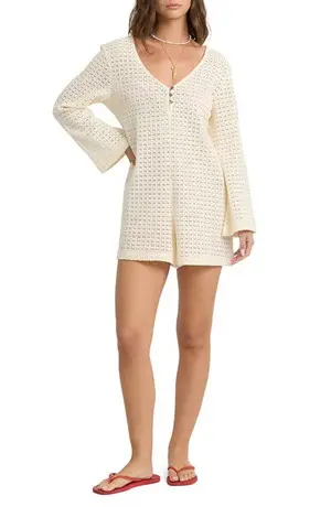 BILLABONG Isla Cover-up Romper - White Cap