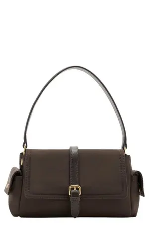 Mango Nuovo Shoulder Bag - Chocolate