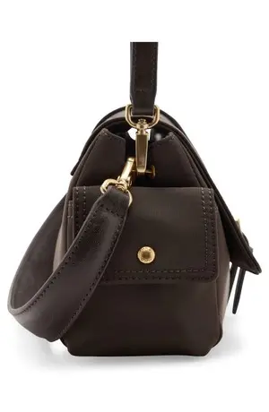 Mango Nuovo Shoulder Bag - Chocolate