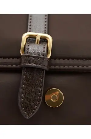 Mango Nuovo Shoulder Bag - Chocolate