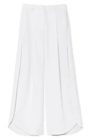 REISS Deena Side Split Wide Leg Trousers
