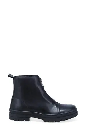 Miz Mooz Athena Leather Bootie - Black