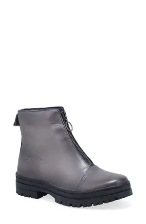 Miz Mooz Athena Leather Bootie Graphite