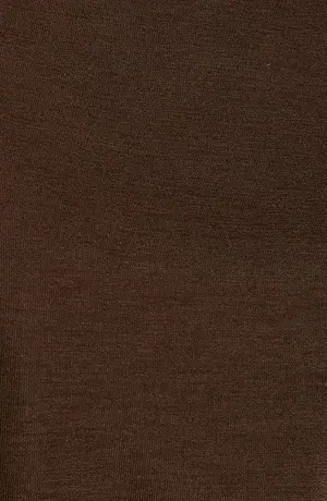 Vince Relaxed Funnel Neck Wool Blend Top