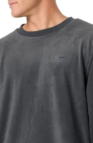 O'Neill Traveler Superfleece Crewneck Sweatshirt - Heather Dark Shadow