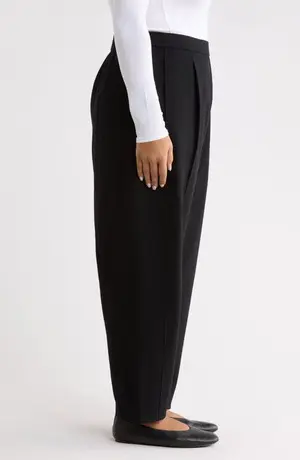 Eileen Fisher Pleated Ankle Lantern Pants