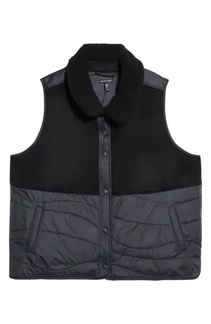 Eileen Fisher Quilted Recycled Nylon Vest