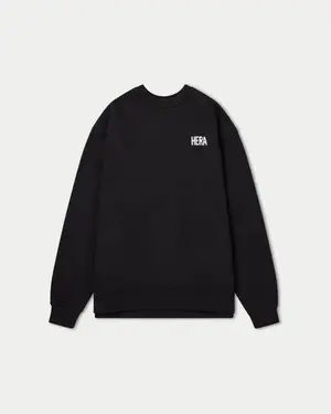 HERA Staple Relaxed Fit Crew Neck Sweatshirt
