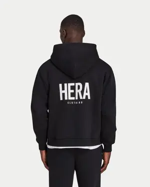 HERA Staple Relaxed Fit Zip Up Hoodie