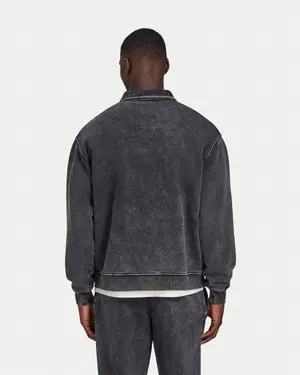 HERA Faded Long Sleeve 1/4 Zip Sweatshirt
