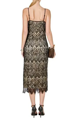 Endless Rose Beaded Sleeveless Midi Dress