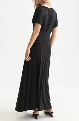 Scotch & Soda Ruched Maxi Dress