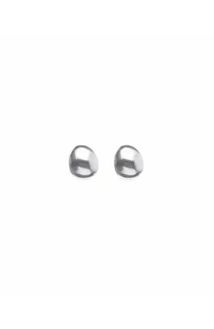 UNODE50 Tone Sphere Earrings - Silver