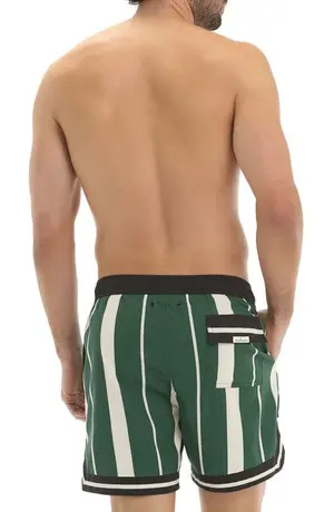 Agua Bendita Dan Varsity Swim Trunks