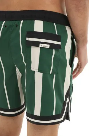 Agua Bendita Dan Varsity Swim Trunks