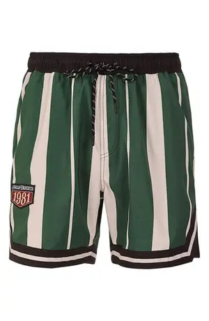 Agua Bendita Dan Varsity Swim Trunks