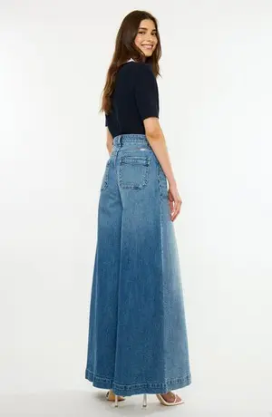 KANCAN Madelyn High Rise Endless Wide Flare Jeans