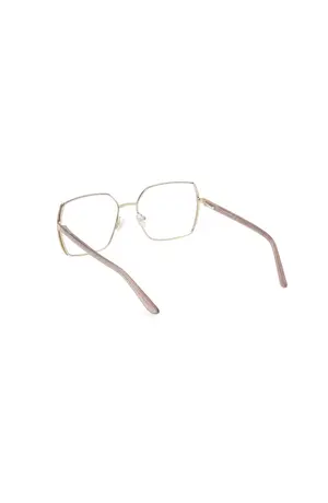 MARCIANO Geometric Metal Eyeglasses
