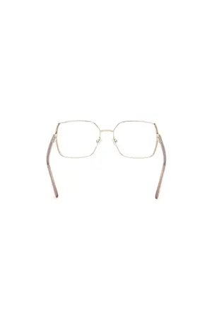 MARCIANO Geometric Metal Eyeglasses