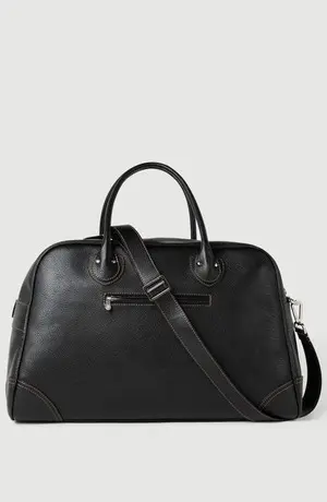 Brunello Cucinelli Grained Calfskin Weekender Bag