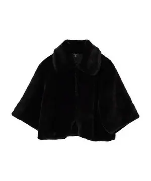 Echo Blair Sheared Mink Faux Fur Jacket - Black