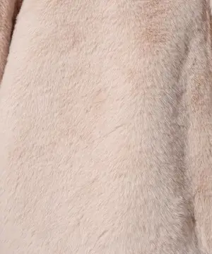 Echo Blair Sheared Mink Faux Fur Jacket - Chai