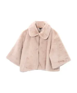 Echo Blair Sheared Mink Faux Fur Jacket - Chai