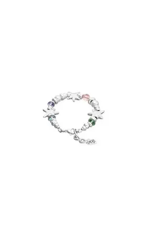 UNODE50 Tone Multicolor Faceted Crystal Bracelet