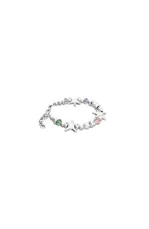 UNODE50 Tone Multicolor Faceted Crystal Bracelet