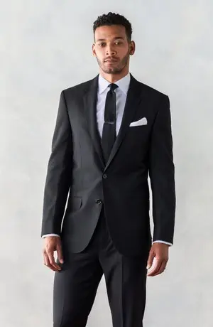 THE BLACK TUX Suit Jacket - Black