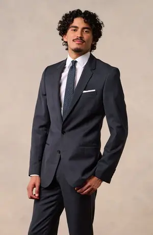 THE BLACK TUX Suit Jacket Charcoal