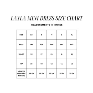 UNTAMED PETALS Layla Mini Dress