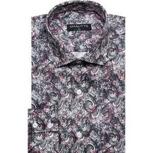 MASUTTO Brasillia Print Button-up Long Sleeve Shirt - Multicolor