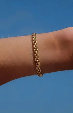 RETRO CHIC Rome Chain Bracelet - Gold