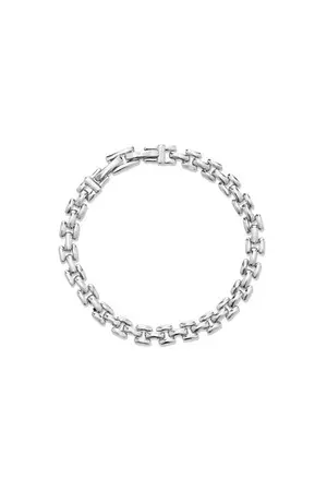 RETRO CHIC Rome Chain Bracelet Silver