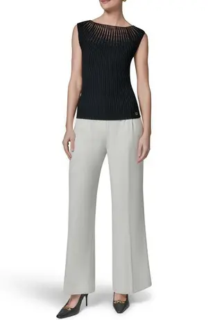 Donna Karan New York Ribbed Sleeveless Sweater