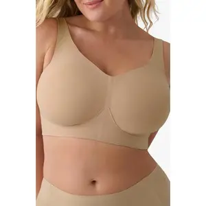 EVELYN & BOBBIE Busty Wireless Bra Sand