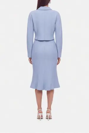 NOCTURNE Fishtail Midi Skirt