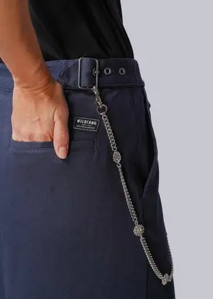 WILDFANG Essential Denim Utility Wrap Skirt