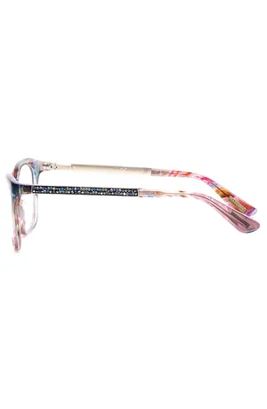 MARCIANO Floral Print Cat Eye Eyeglasses