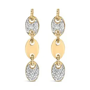 Haus Of Brilliance Oval Earrings