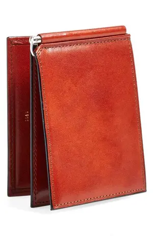 Bosca Old Leather Money Clip Wallet
