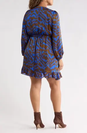 SUGARLIPS Krista Abstract Minidress